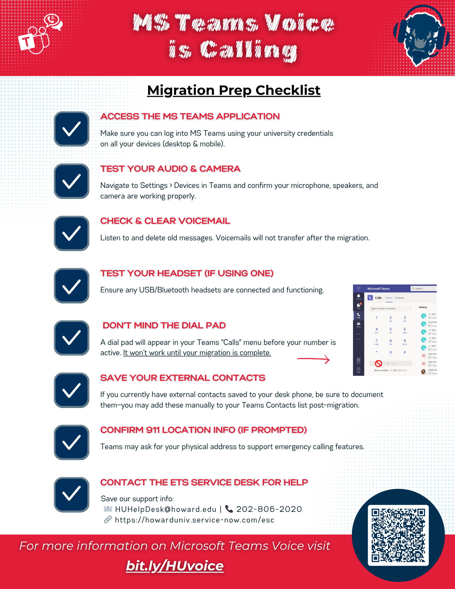 Teams Voice Transition | Howard University Enterprise Technology Services